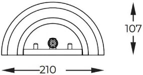 Zuma Line Luxusní nástěnné křišťálové svítidlo Sergio, 2xG9 Barva: Zlatá