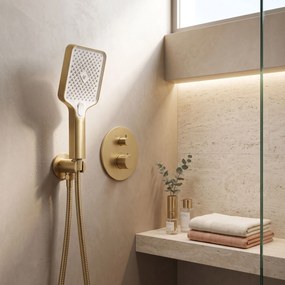 Rea, Sprchová hlavice REA JS-031 BRUSH GOLD, REA-03905
