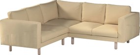 Potah na pohovku IKEA Norsborg rohová 4-místná barva béžová látka lesklé, pletený vzor