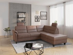 XXXLutz ROHOVÁ SEDAČKA, textil, barvy lískového ořechu Sit & More - Sedací soupravy - 000144019796