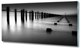 Wallmuralia Foto obraz skleněný horizontální Vlnolam Temže 100x50