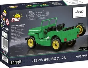 COBI 24517 Jeep Willys CJ-2A / 111 kostek / 1:35 / od 6 let
