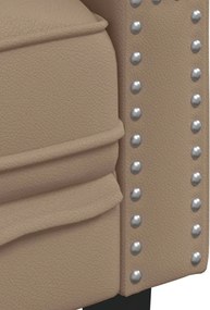 3dílná sedací souprava Chesterfield cappuccino umělá kůže 3209272