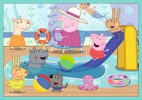 TREFL Puzzle Prasátko Peppa: Peppin zábavný svět MEGA PACK 10v1 / 4x20
