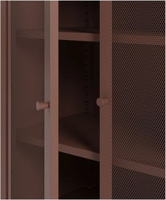 Vínová kovová skříňka 70x100x40 cm Fayna – Marckeric