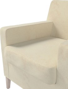 Potah na křeslo IKEA Karlstad barva ekr látka lesklé, sametová