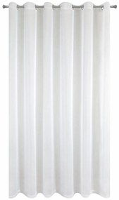 ZÁCLONA NA KROUŽCÍCH LUCY 350X250 CM BÍLÁ