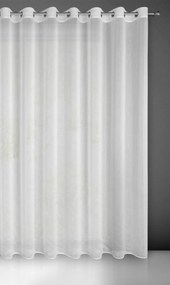 ZÁCLONA NA KROUŽCÍCH LUNA 300 CM X 250 CM CM BÍLÁ
