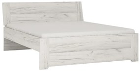 Vikio Manželská postel 160x200 cm v dekoru bílý craft TK2181 Typ 92