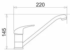 Pyramis 90918401 - Dřezová baterie ASALIA černá