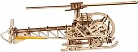Ugears 3D dřevěné mechanické puzzle MINI Helicopter / od 14 let / 167