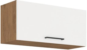 Moderní kuchyň Vigo 260 cm - dub lancelot/bílý lesk