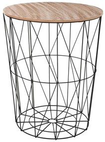 Odkládací stolek Kumi 47 cm černý