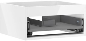 Mexen Box-A, závěsná skříňka 50 cm, 1 zásuvka, bílá lesklá, 91AX0-0500-235-1-00