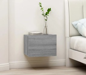 vidaXL Noční stolky 2 ks 40 x 30 x 30 cm dřevotříska [801060] Barva: šedá sonoma