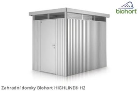 Biohort Zahradní domek HIGHLINE® H2-1K Barva: stříbrná metalíza