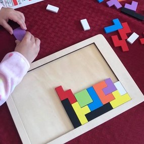GFT Dřevěné puzzle - tvary
