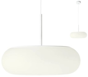 Redo 01-2234 závěsné LED svítidlo Ubis pískově bílé, 42W, 3000K, 4000K, 5000K, ø50cm