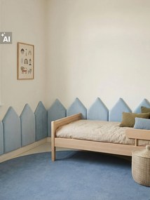 Sinsay - Čalouněný panel s trojúhelníkovým zakončením - modrá