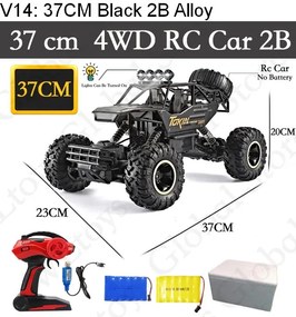 Offroad auto na dálkové ovládání, více variant Varianta: V14: 37CM Black 2B Alloy (slitina)