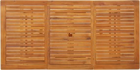Zahradní jídelní stůl 180 x 90 x 75 cm masivní akáciové dřevo 315945