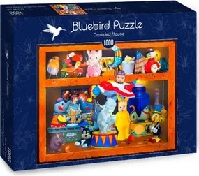 BLUEBIRD Puzzle Přeplněný dům / 1000 dílků / od 14 let