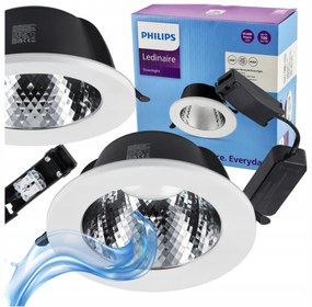 PHILIPS LED bodové světlo kulaté zapuštěné - 24W - 2400lm - 4000K - černé