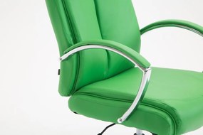 Kancelářská židle Vaud umělá kůže – zelená