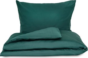 Kvalitex Saténové povlečení LUXURY COLLECTION tmavě zelené 1x 220/200, 2x 70/90cm