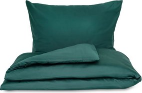 Kvalitex Saténové povlečení LUXURY COLLECTION tmavě zelené 1x 240/220, 2x 70/90cm