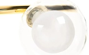 Toolight, Závěsná lampa Zlaté skleněné koule 4ks APP675-4CP, OSW-06200