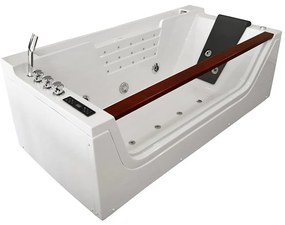M-SPA - Koupelnová vana 8009 s hydromasáží 180 x 90 x 61 cm