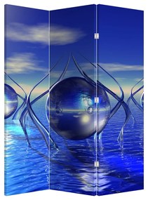 Paraván - Abstrakce - voda (126x170 cm)