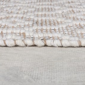 Flair Rugs, Ručně tkaný kusový koberec Nur Wool Dream Natural, 80x150, béžová, ložnice