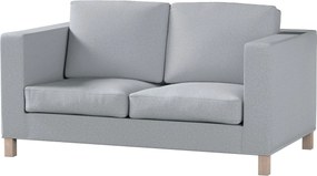 Potah na pohovku IKEA  Karlanda 2-místná, krátký barva šedá látka pletený vzor