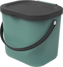 Koš na tříděný odpad ALBULA zelený 6 l