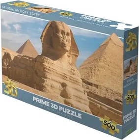 PRIME 3D Puzzle Sfinga Egypt 3D / 500 dílků / 61 × 46 cm