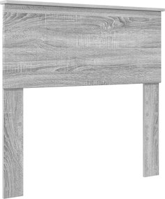 Rám postele s čelo Šedý Sonoma 90 x 190 cm Kompozitní dřevo 3410954