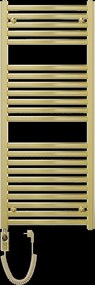 Mexen Helios, elektrické topné těleso 1200 x 500 mm, 600 W, zlatá lesklá, W103-1200-500-2600-50