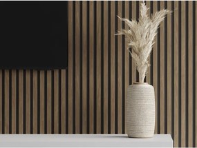 Mexen Lam-B, akustické stěnové lamely 275 × 30 cm, HDF deska 4 mm, technická dýha, ořech kakaový, S100-275307-3015-018