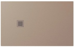 Polysan Polysan, TRENECA sprchová vanička z litého mramoru s možností úpravy rozměru 130x80cm, béžová matná, 84303.81