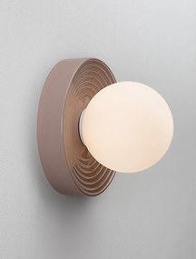 Světle hnědé keramické nástěnné svítidlo Orbique – Nova Luce