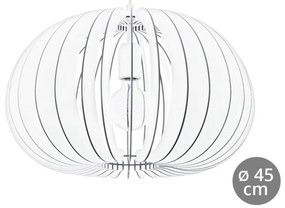 Eglo 94442 - Lustr COSSANO 1xE27/60W/230V