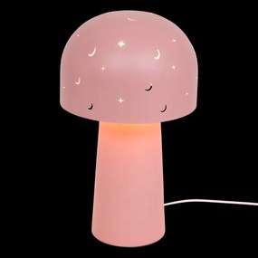 Atmosphera - Dětská stolní lampa STARRY MUSHROOM 1xE14/25W/230V růžová