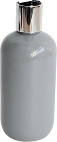 Dávkovač na mýdlo 300 ml šedý s černo-stříbrným DISC TOP BELA