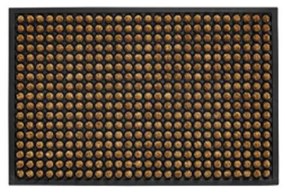 Kokosová čistící vnitřní vstupní rohož FLOMA Rubco Dots - 40 x 60 x 1,5 cm