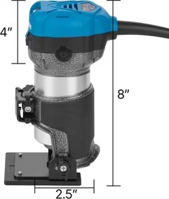 Sada nářadí 6,5Amp 0,93 kW pro frézování na dřevo Maximální točivý moment 30