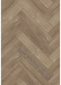 Mexen Windsor vinylové panely rybí kost 635 x 127 mm SPC 6,5 mm, podklad IPEX 1,5 mm, 4 V-drážka, Dub
