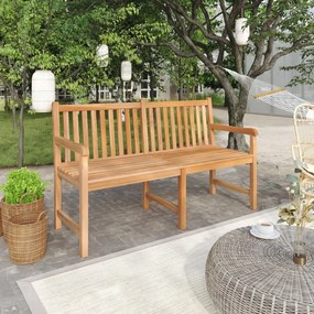 Zahradní lavice 150 cm masivní teakové dřevo 316623