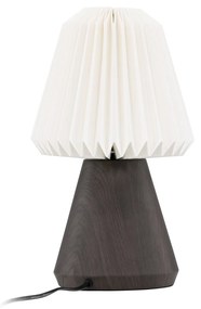 Stolní lampa Fjällen, ořechová barva, ⌀20